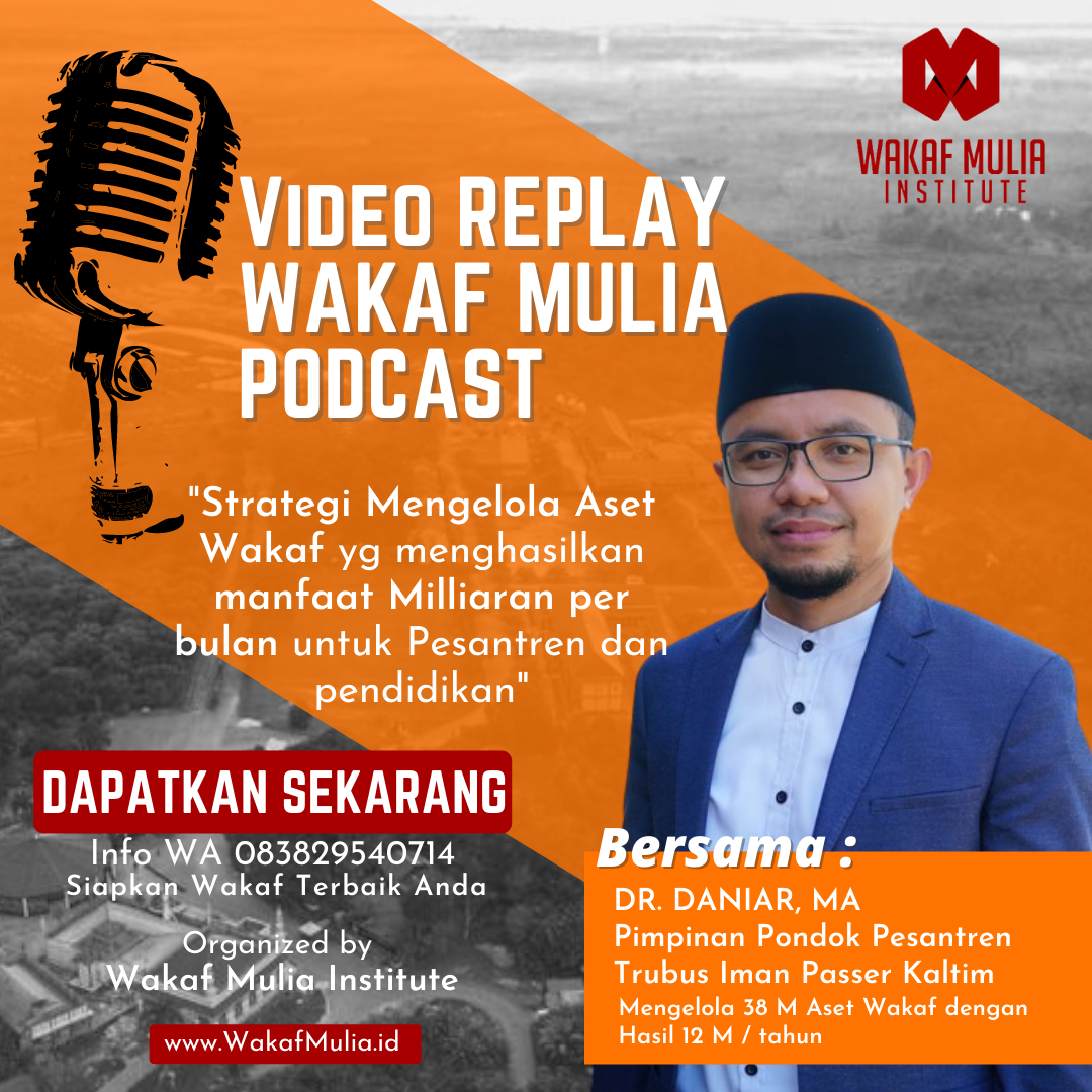Checkout - Replay Wakaf Mulia Podcast Bersama DR Daniar MA