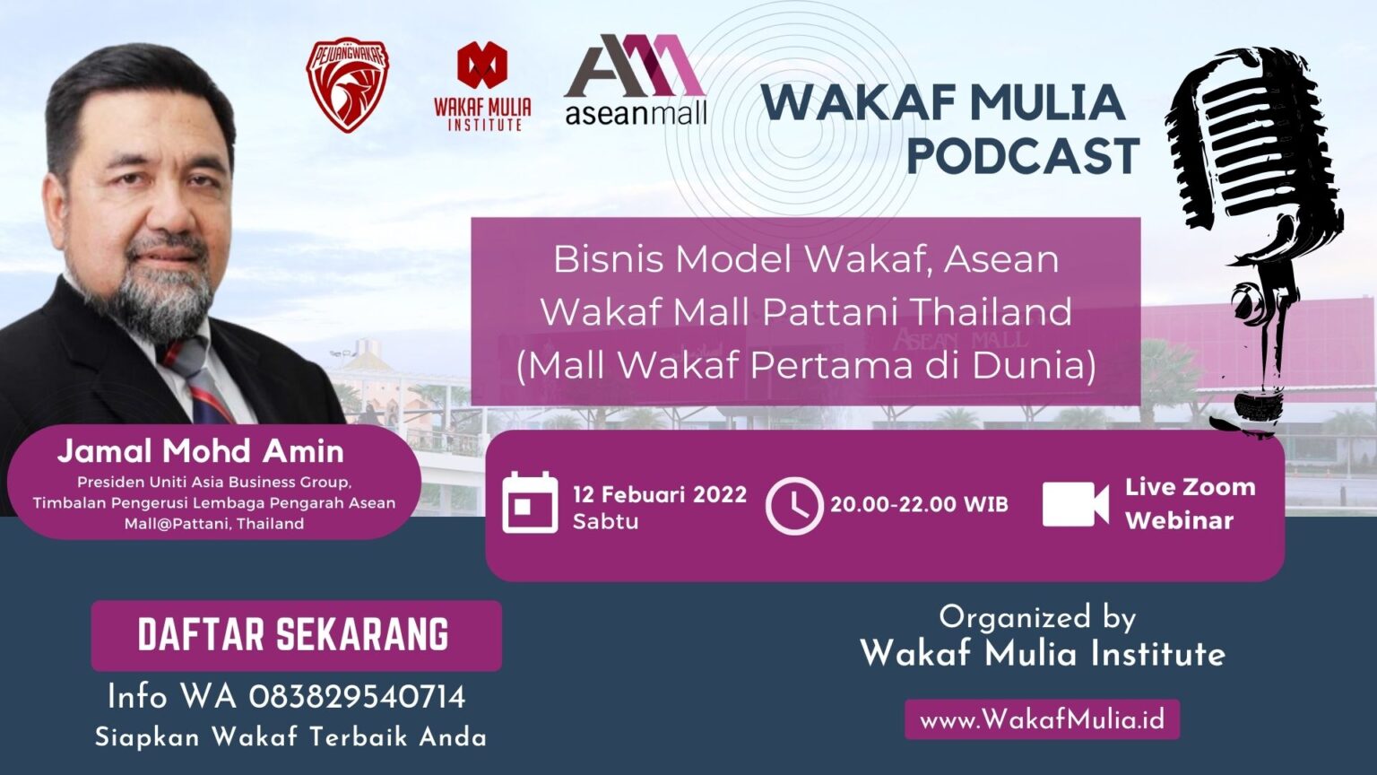 Checkout - Wakaf Mulia Podcast Bersama Datuk Jamal Mohd Amin Asean Mall